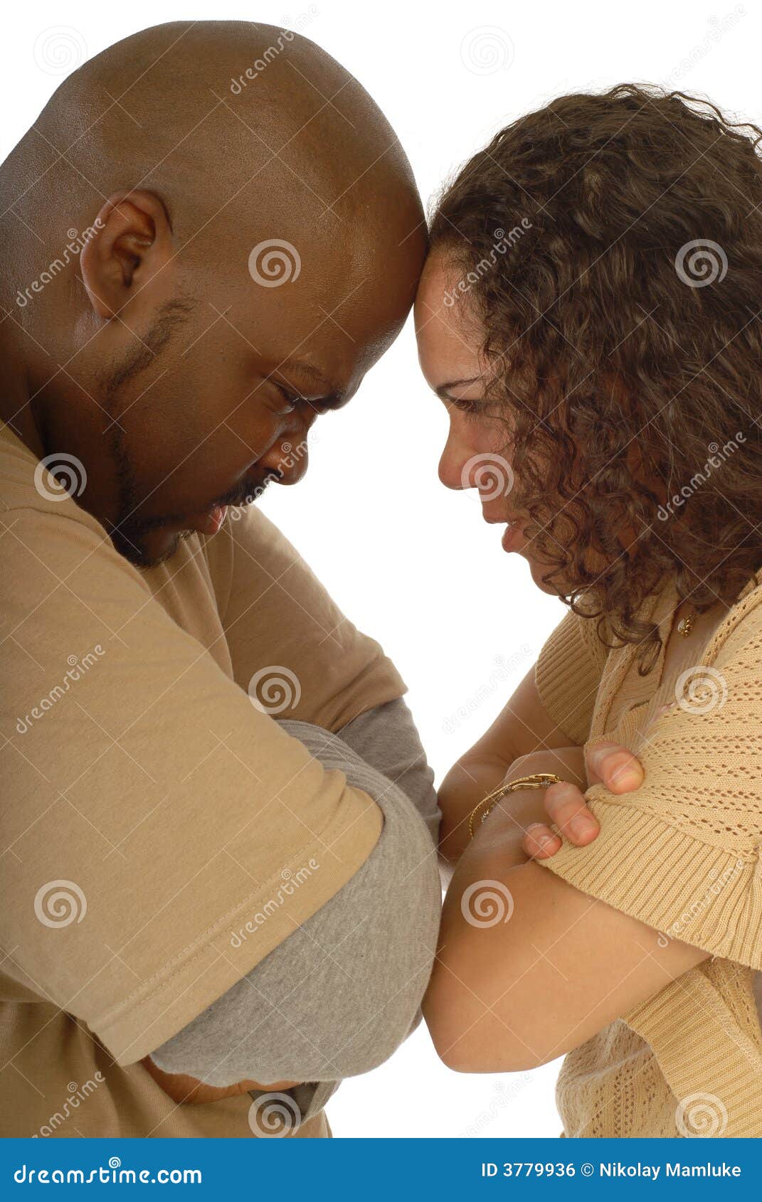 Butting heads stock photo. Image of dispute, casual, communication ...