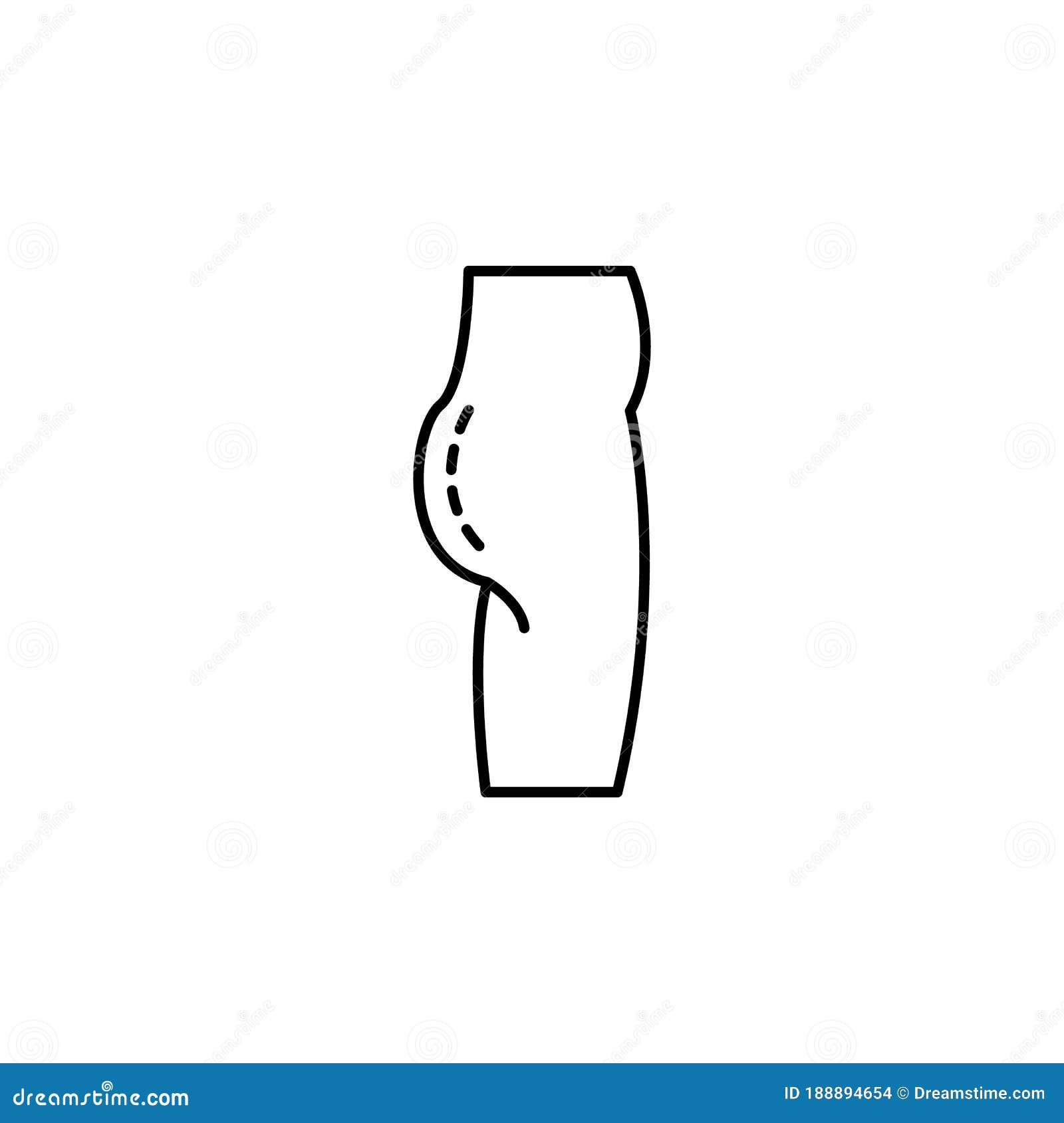 Buttocks Icon. Element of Plastic Surgery Icon for Mobile Concept and ...