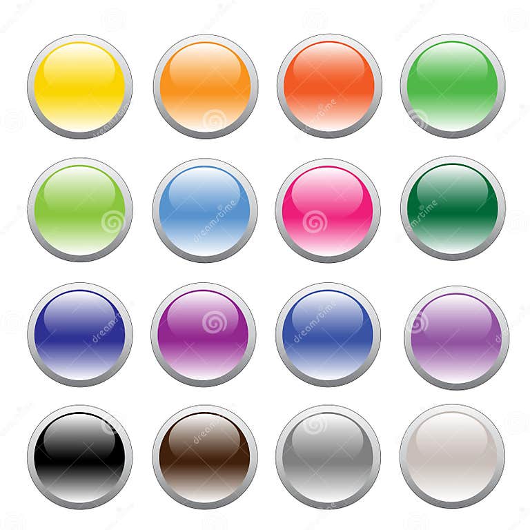 Button stock vector. Illustration of picto, commerce - 11748861