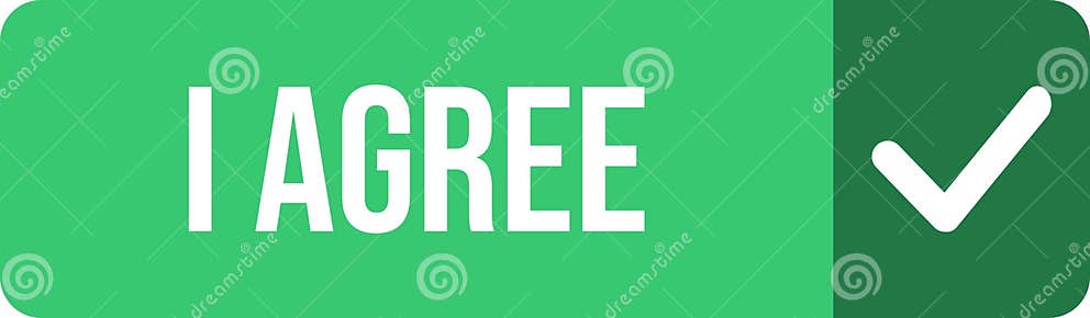 Button for Accept. Green Confirmation Button. Stock Vector ...