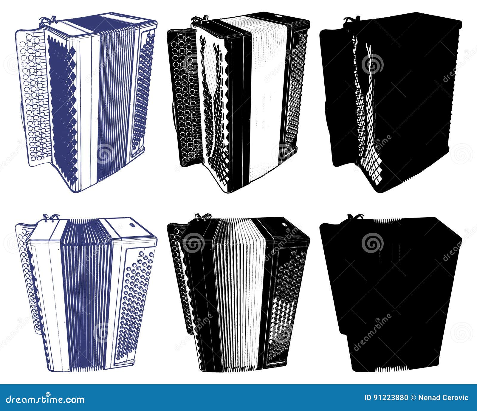 Button Accordion Harmonica Vector Stock Vector - Illustration of flat ... Button Accordion Harmonica Vector Stock Vector - Illustration of flat ...