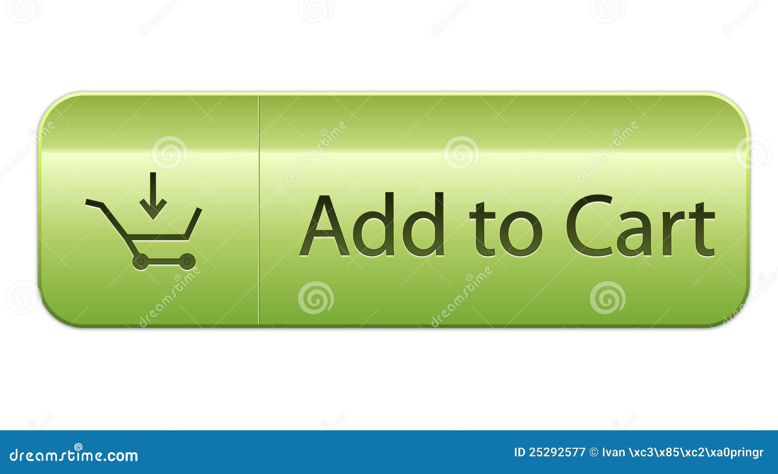 Button Add to Cart stock vector. Illustration of cart - 25292577