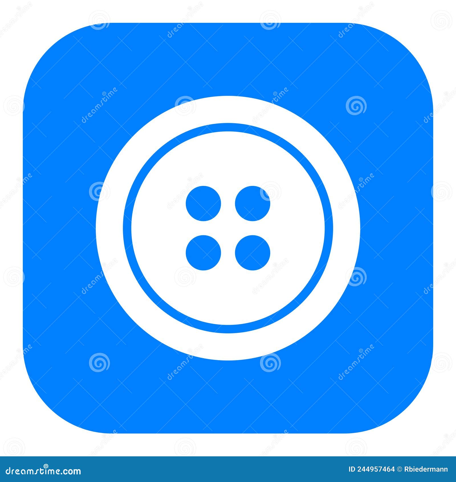 Button and app icon stock vector. Illustration of button - 244957464