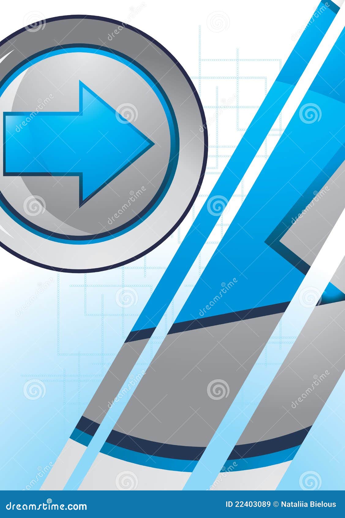 Button with Arrow on the Abstract Background Stock Vector ...