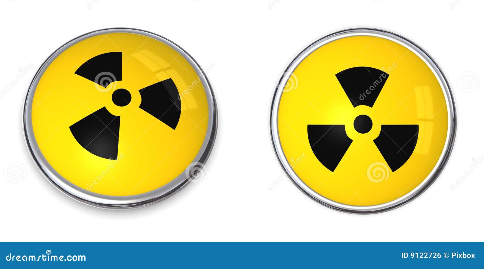Button Atomic/Nuclear Symbol Stock Illustration - Illustration of ...