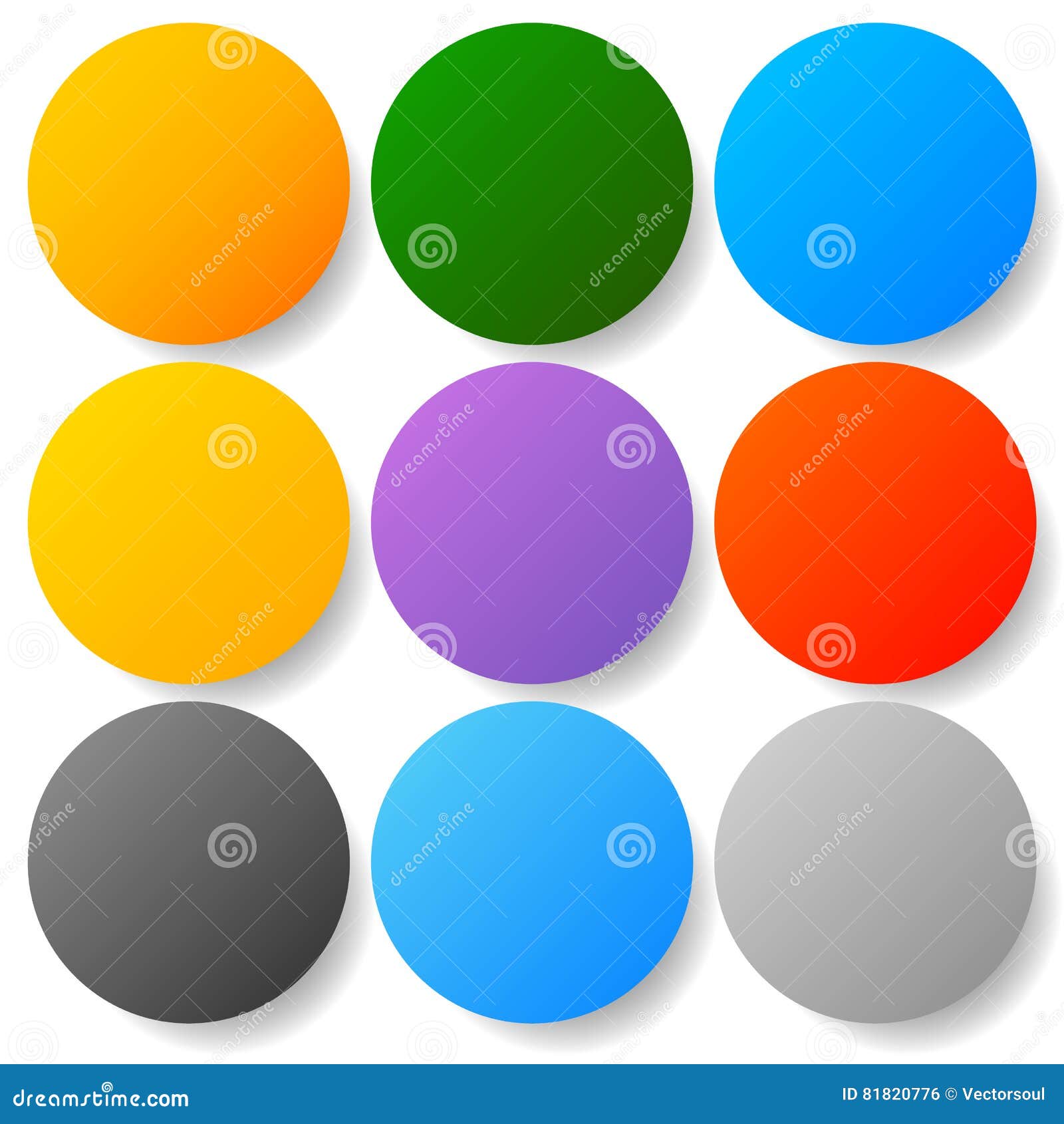 Button , Badge Backgrounds with Modern Smooth Colors Stock Vector ...