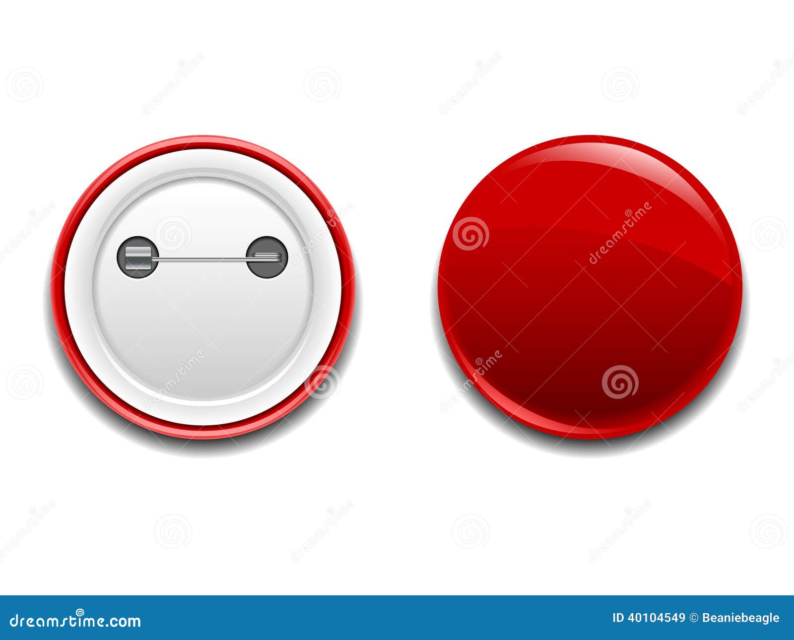Button Pin Badge. White Blank Badge Mockup. Realistic Vector 3d Pin ... Button Pin Badge. White Blank Badge Mockup. Realistic Vector 3d Pin ...
