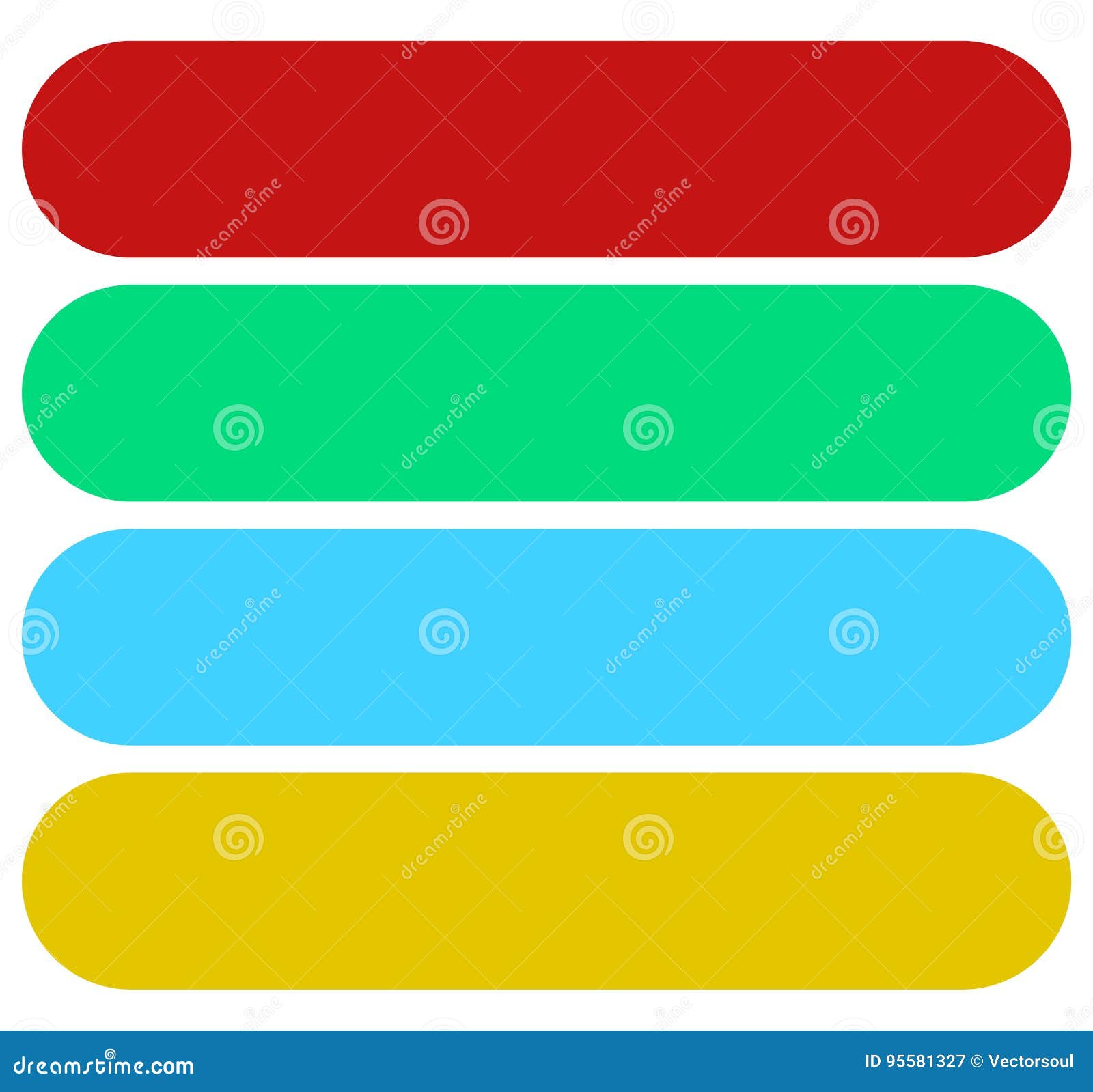 Button or Banner Elements. Colorful Label, Tag for Your Messages Stock ...