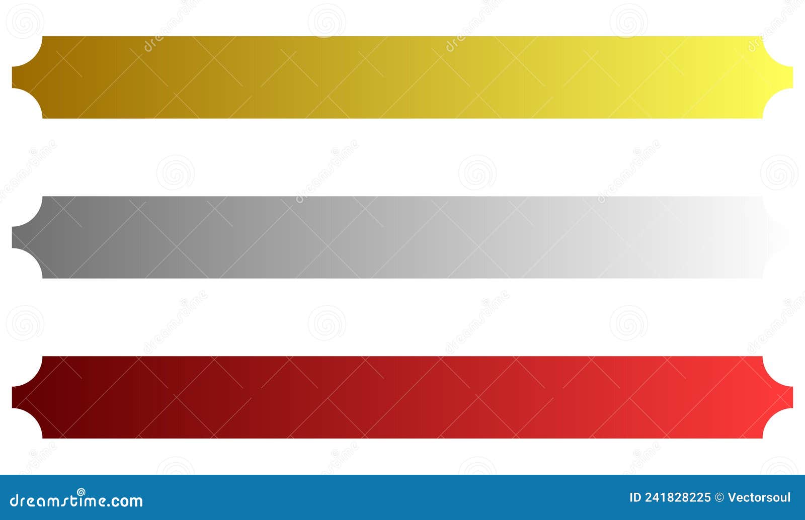 Button, Banner and Plaque Design Element Shapes Stock Vector ...