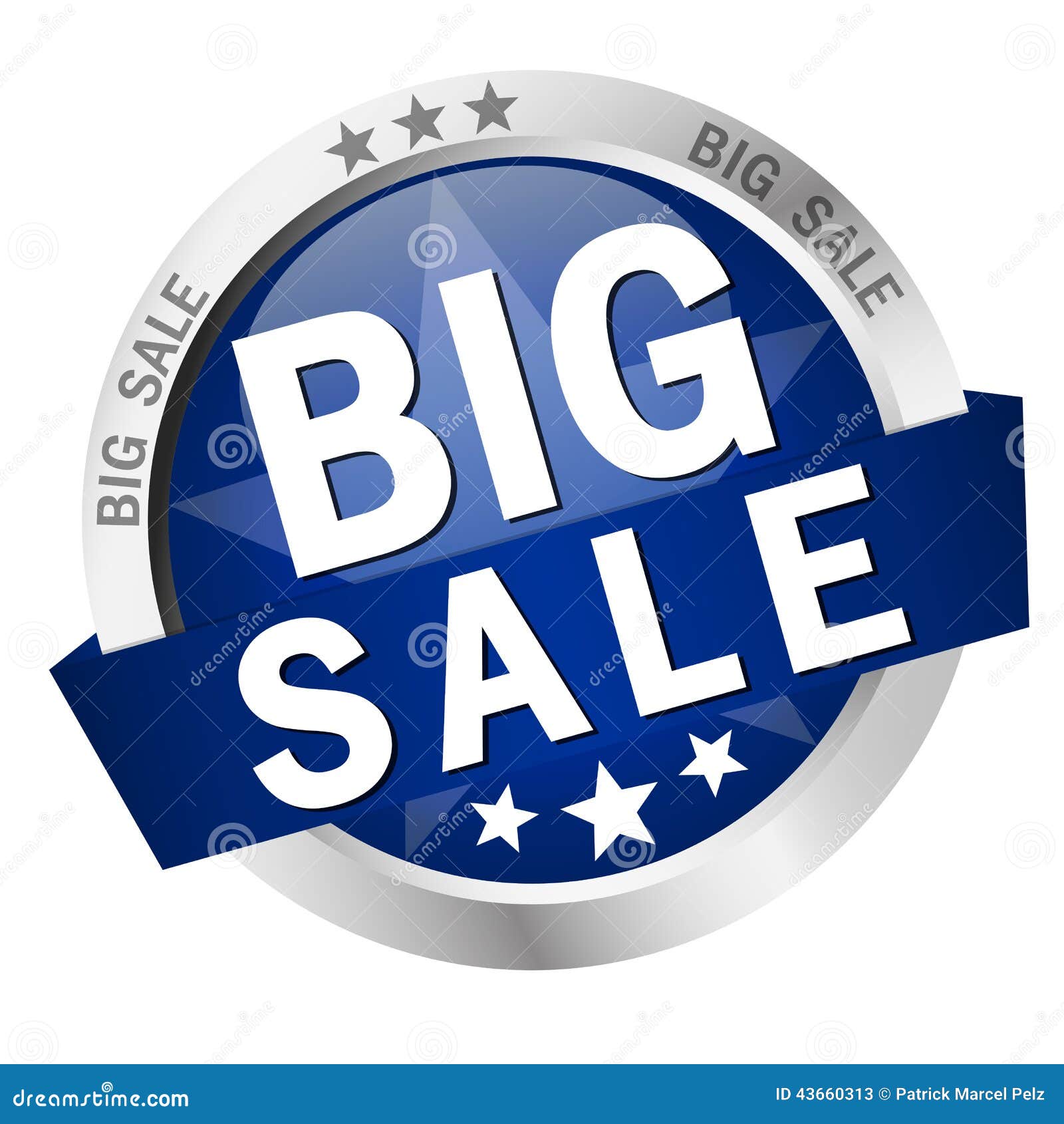 Button - big sale stock vector. Illustration of internet - 43660313