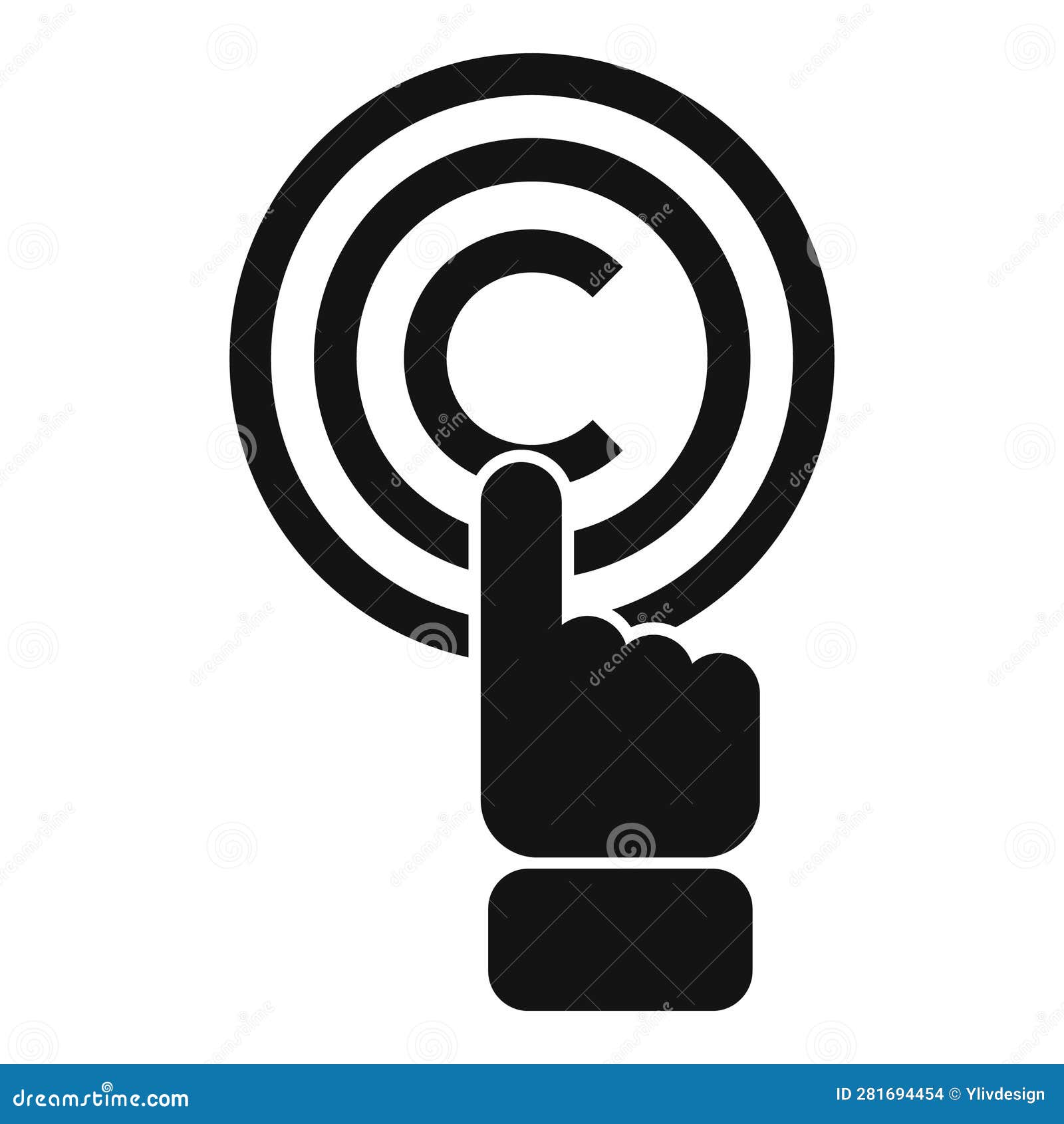 Button Brand Ambassador Icon Simple Vector. Public Media Stock ...