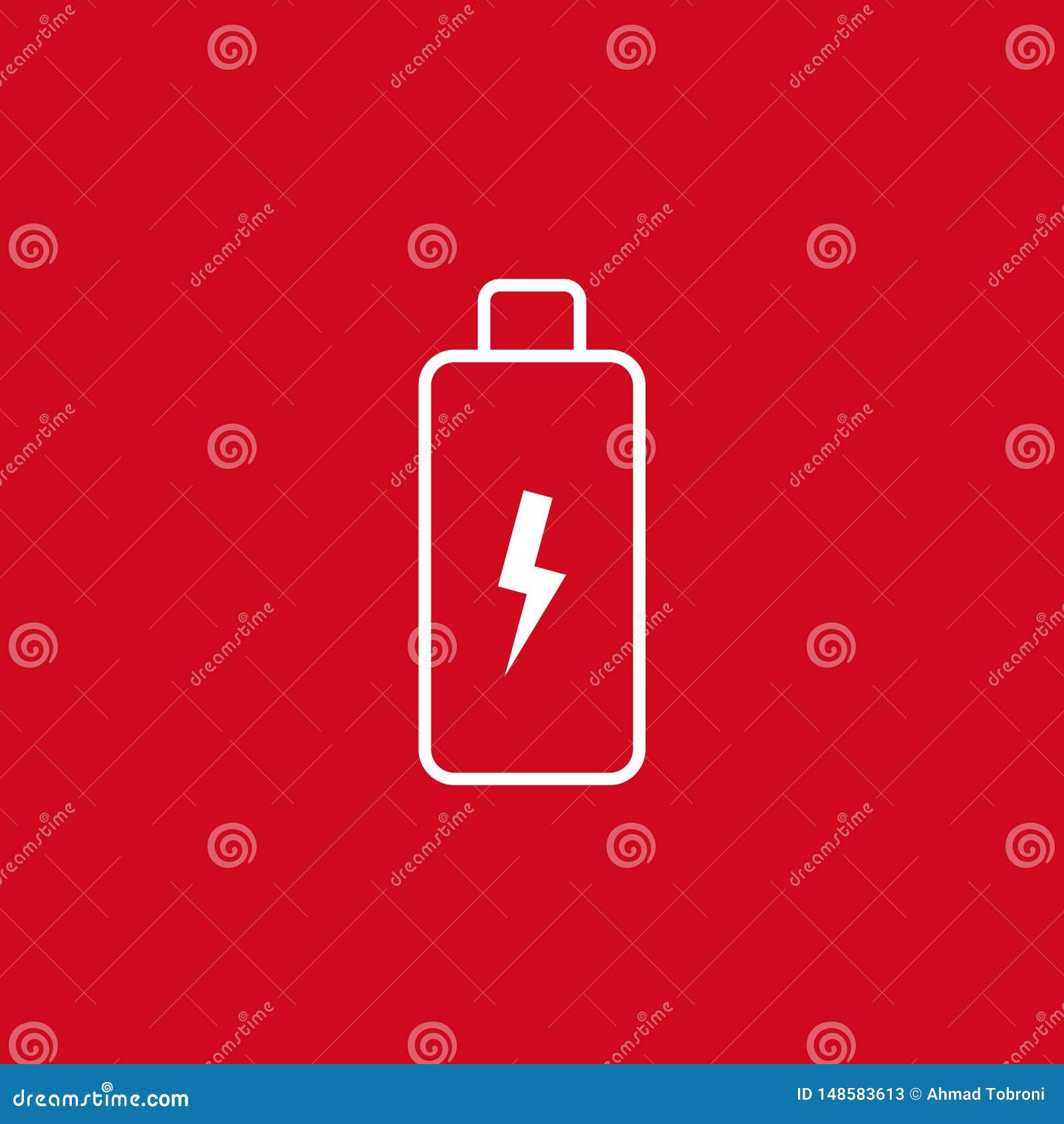 Button Charging Icon Vector Template Design Illustration Stock Vector ...