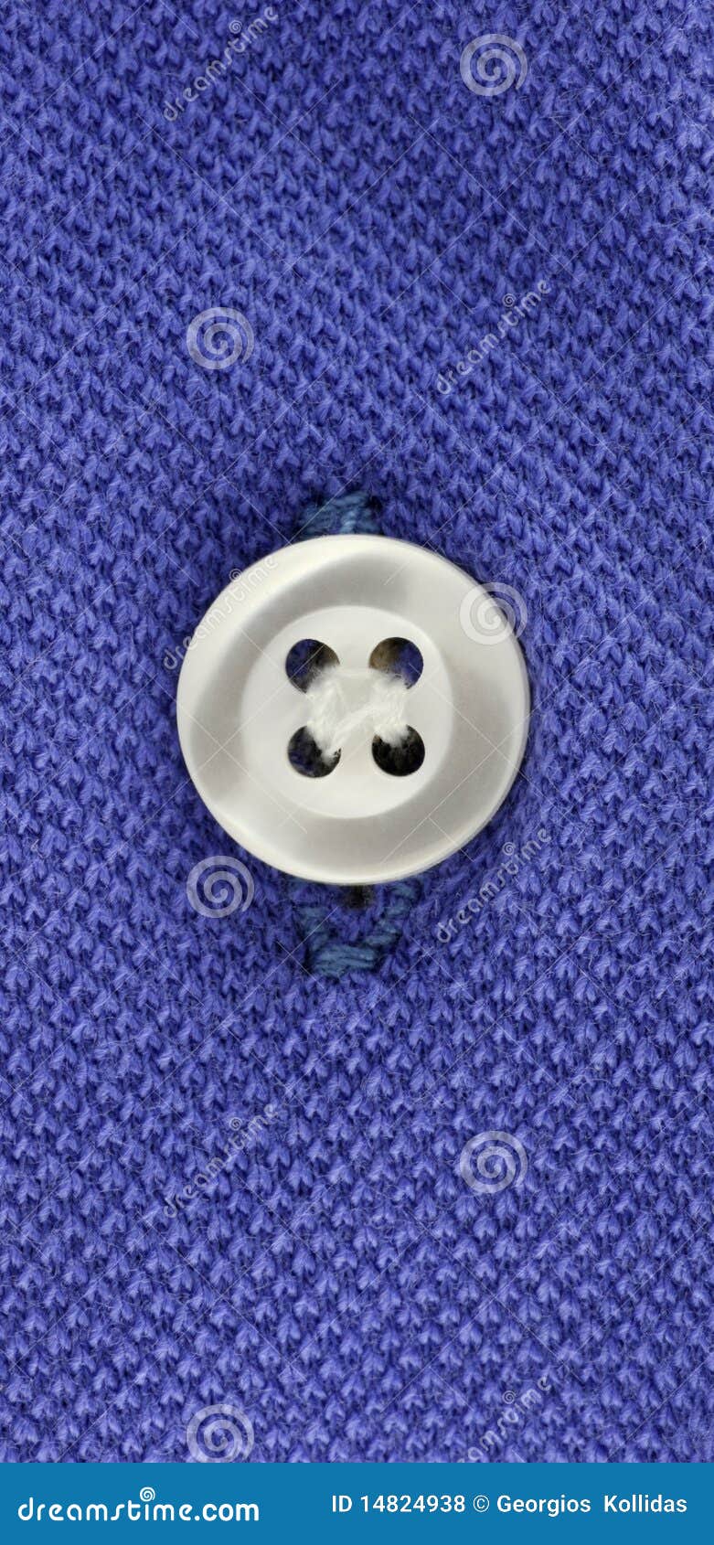 Button on cloth stock photo. Image of cotton, fabric - 14824938
