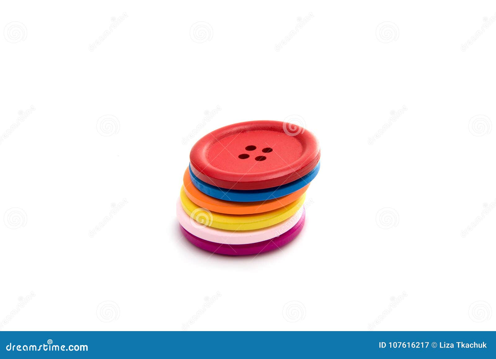 Button for Clothmaking Isolated Stock Image - Image of fashion ...