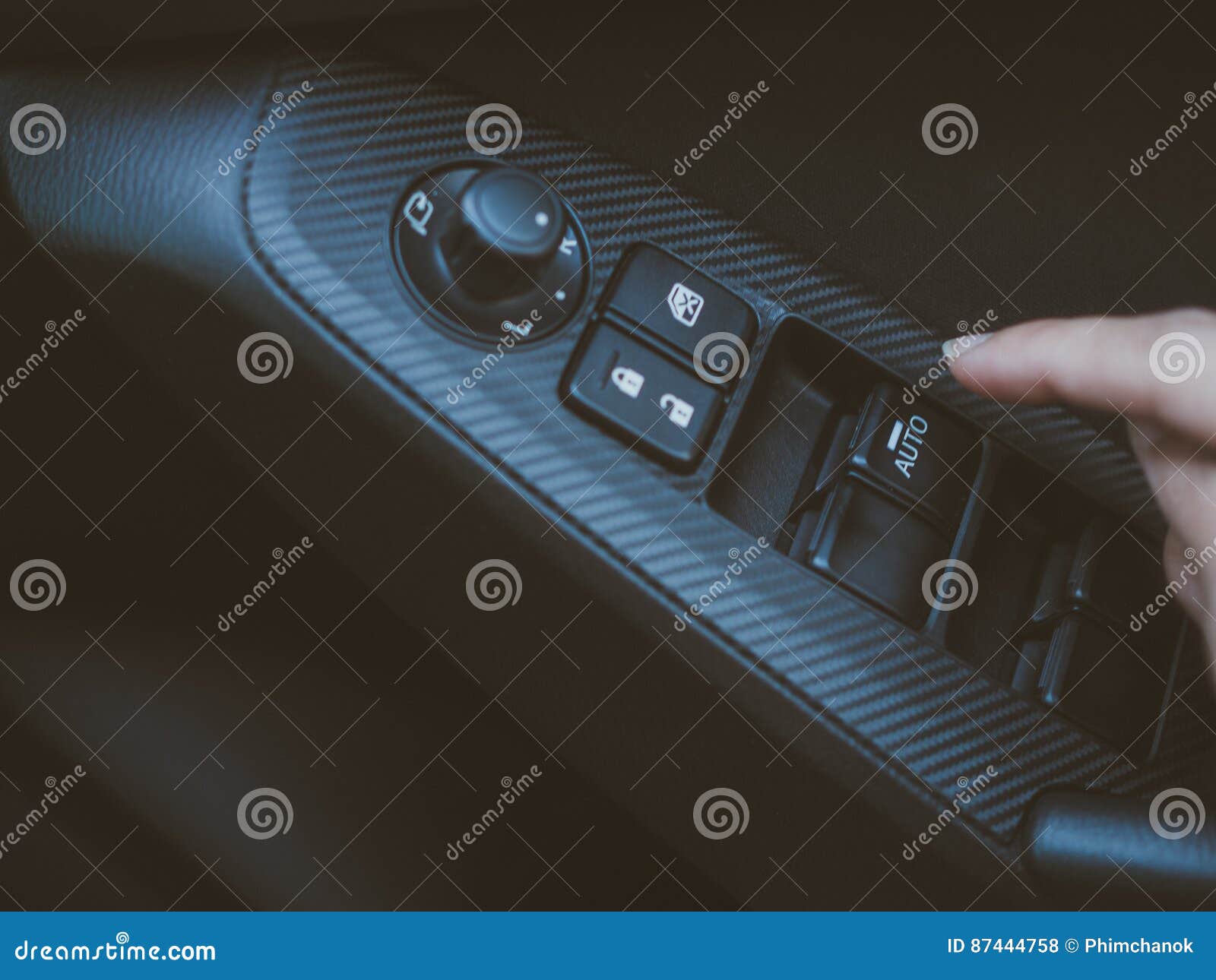 Button control in car stock photo. Image of botton, modern - 87444758