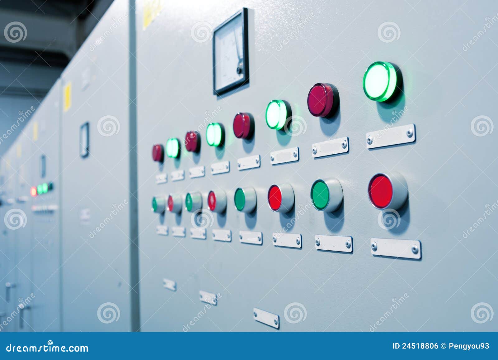 Button on the Control Room Cabinet Stock Photo - Image of japanese ...