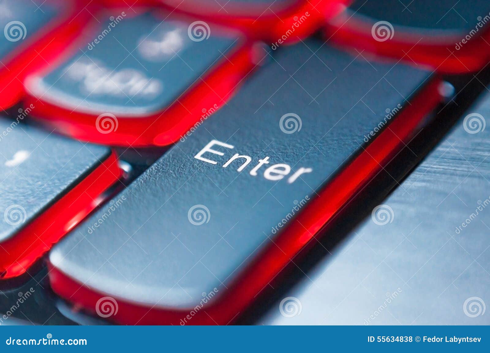 Button an Enter on the Computer Keyboard Stock Photo - Image of mobile ...