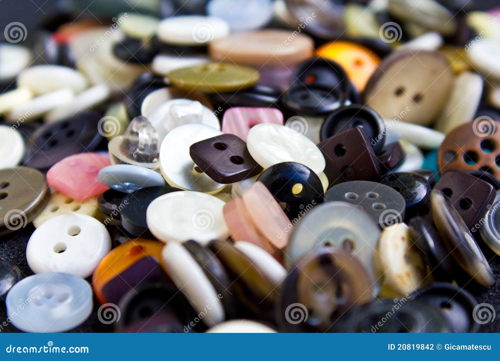 Button fastening I stock photo. Image of clothing, colors - 20819842
