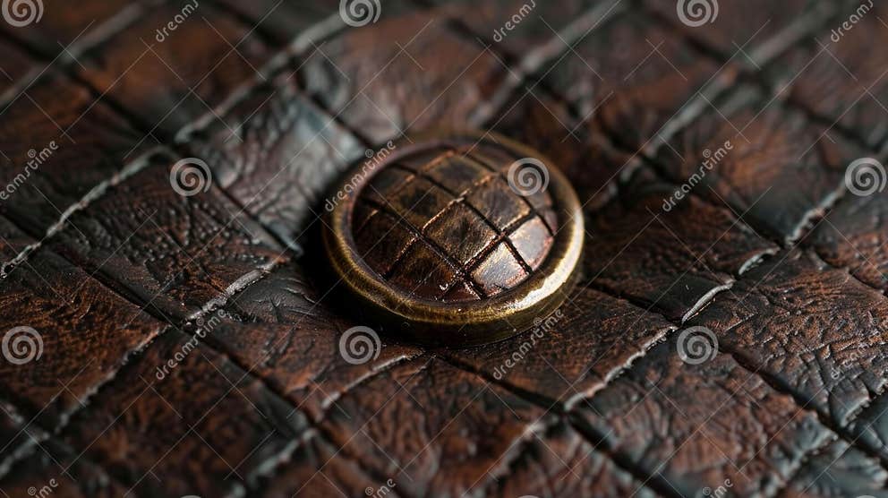 The Button Features a Raised Diamond Pattern Giving it a Rugged and Sy ...