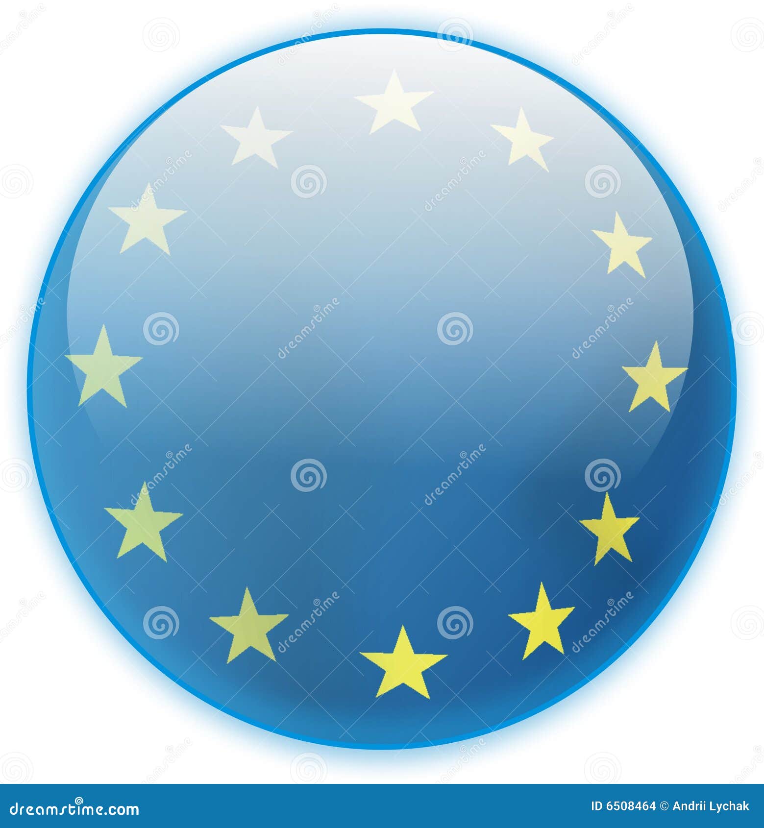Button Flag of Euro Community Stock Vector - Illustration of europe ...