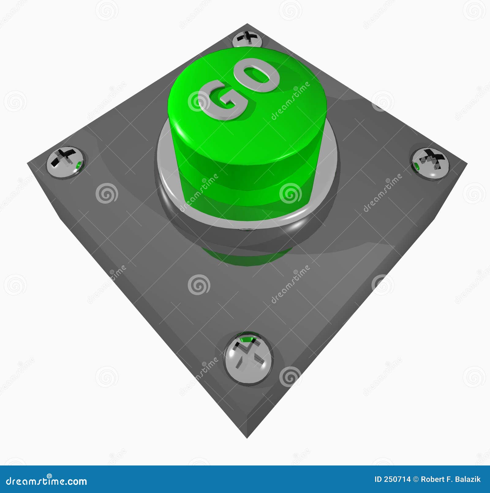 Button_GO illustration stock. Illustration du urgence, vert - 250714