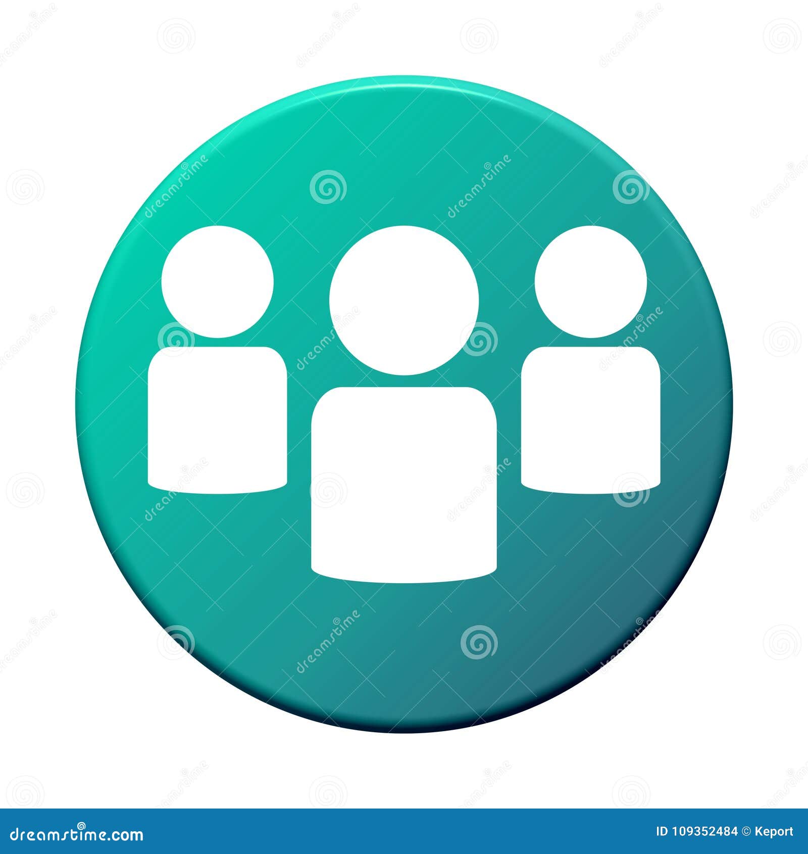 Button Group of People stock illustration. Illustration of white ...