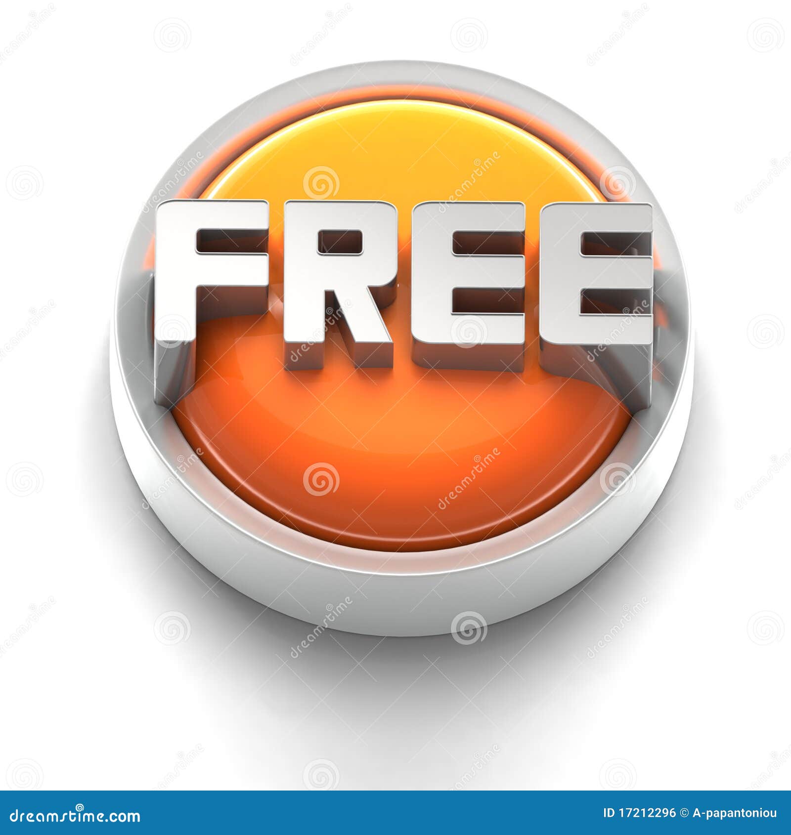 Button Icon: Free stock illustration. Illustration of rendering - 17212296