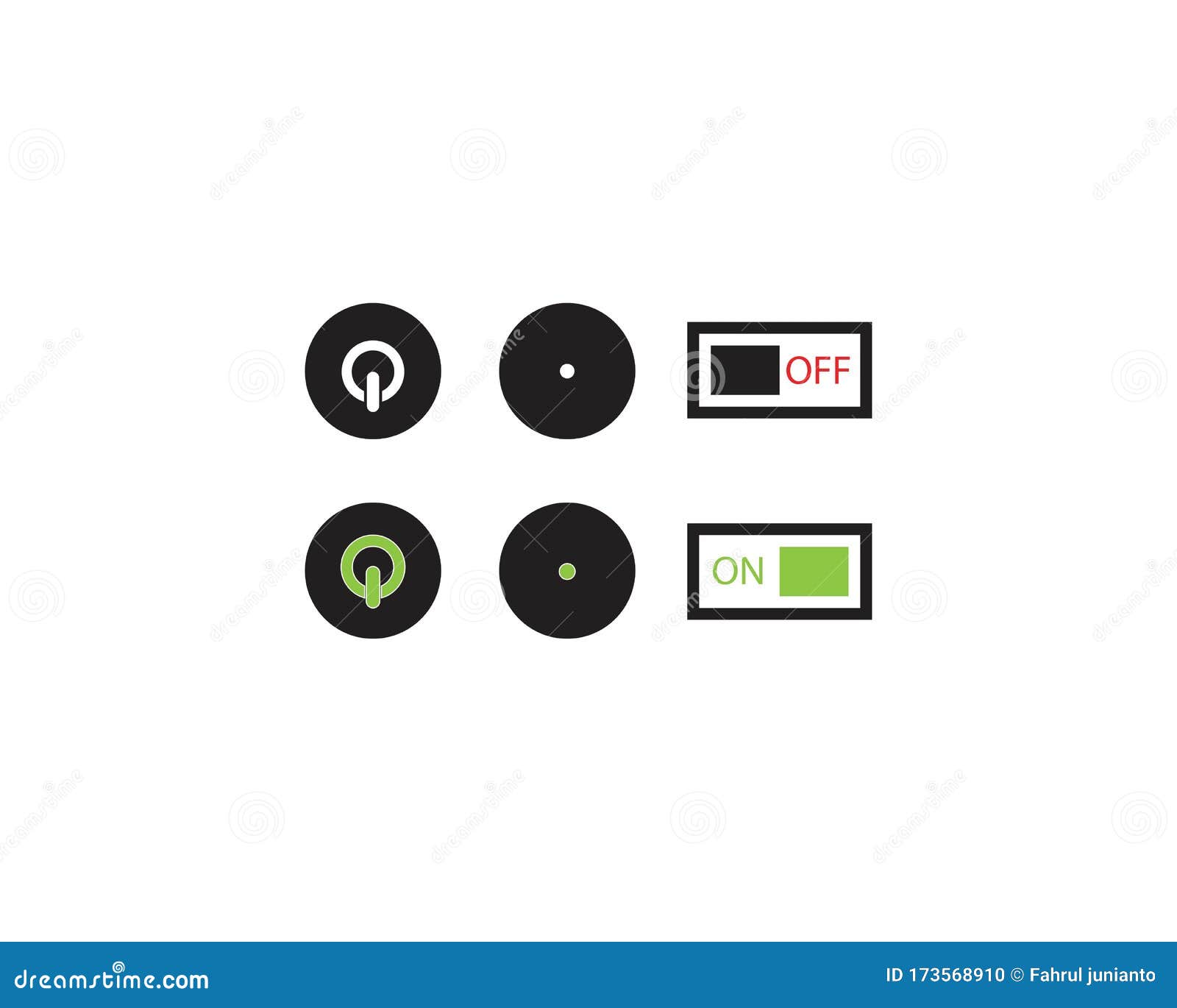 Button Icon and Symbol Template Stock Illustration - Illustration of ...