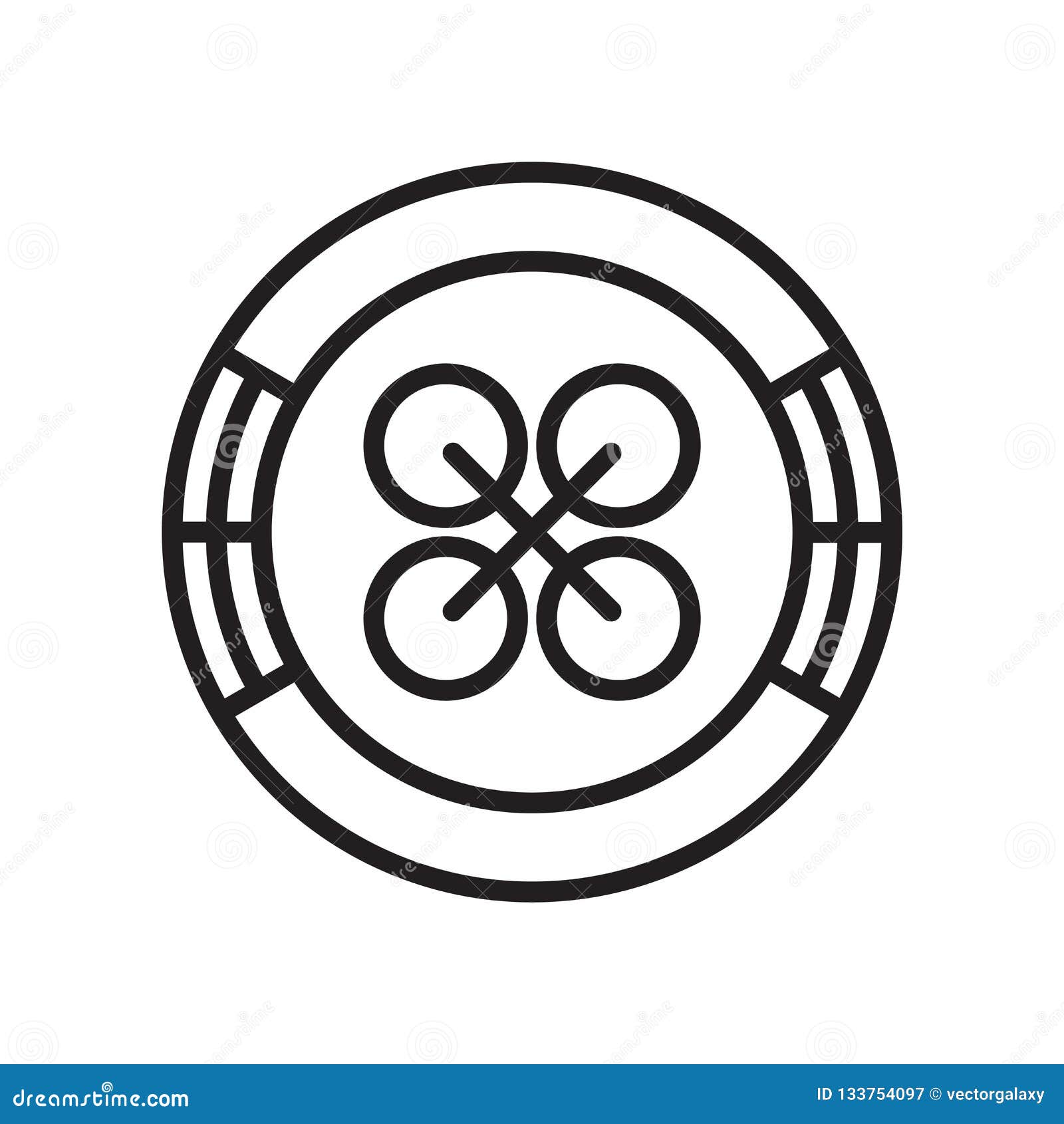 Button Icon Vector Sign and Symbol Isolated on White Background, Button ...