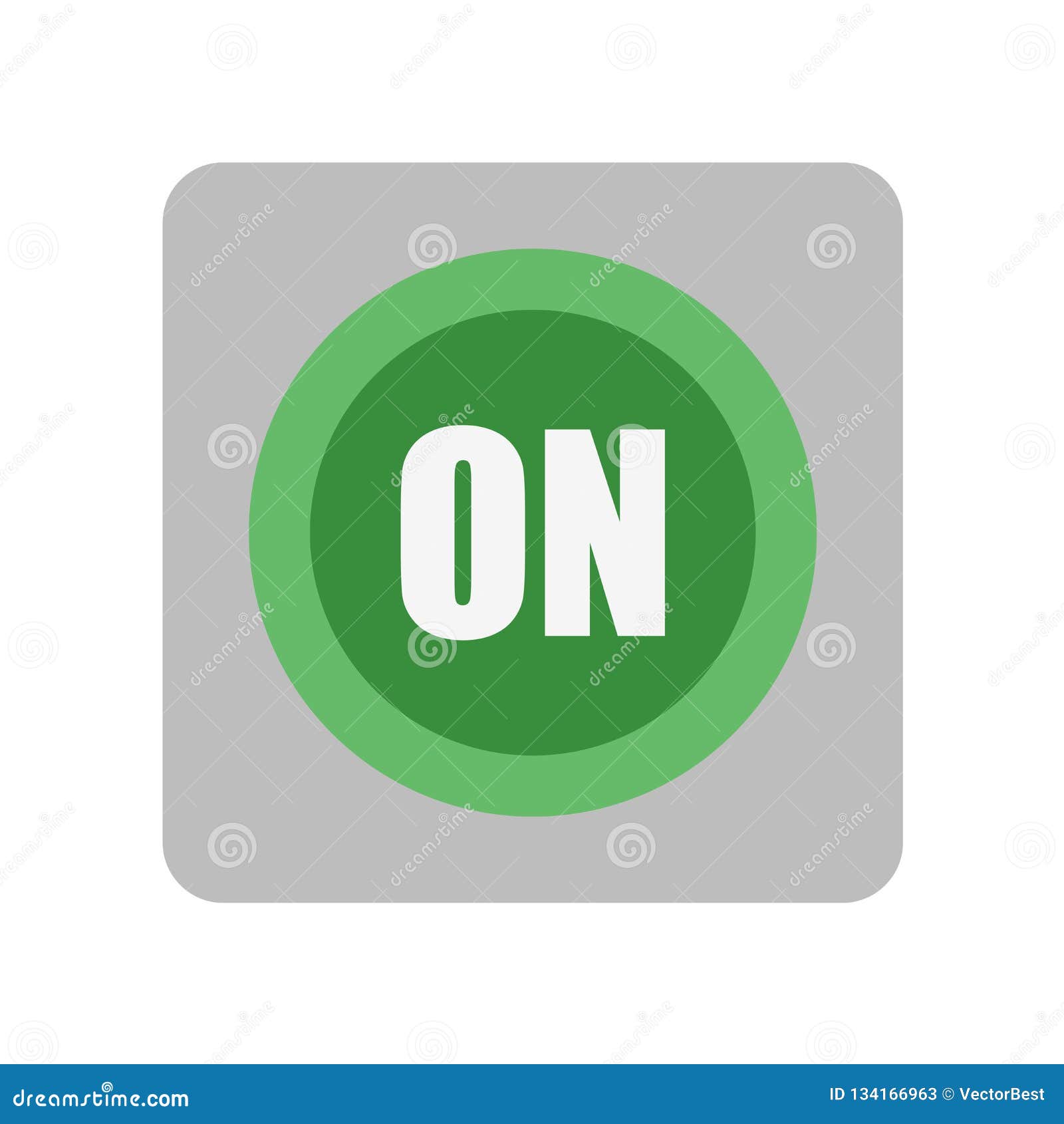 Button Icon Vector Sign and Symbol Isolated on White Background, Button ...