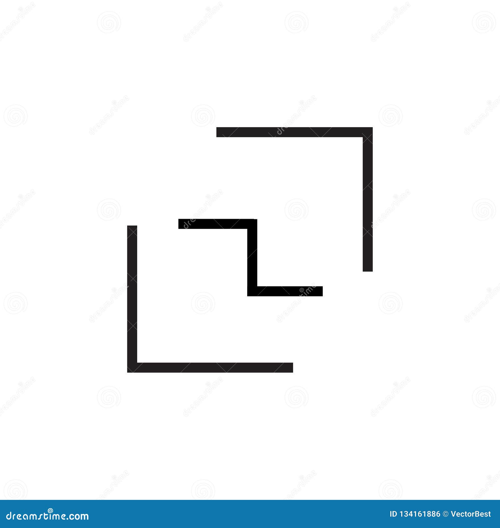 Button Icon Vector Sign and Symbol Isolated on White Background, Button ...