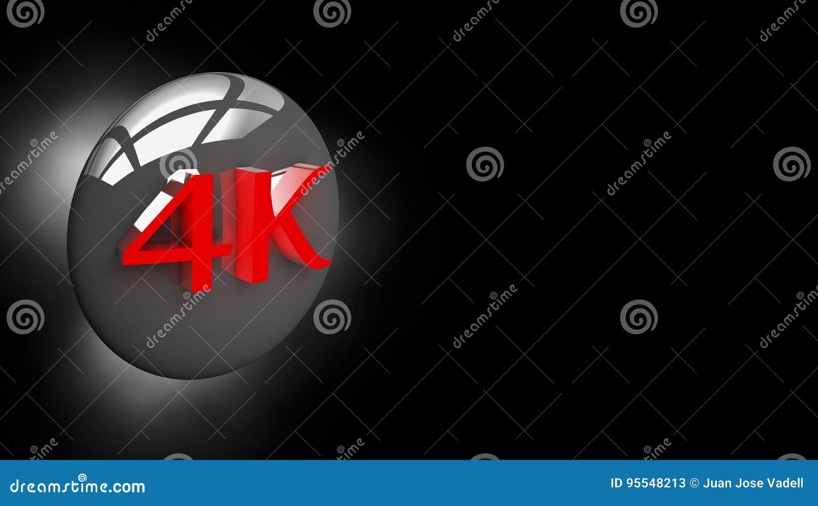 Button 4K in 3D Illustration Stock Illustration - Illustration of metal ...