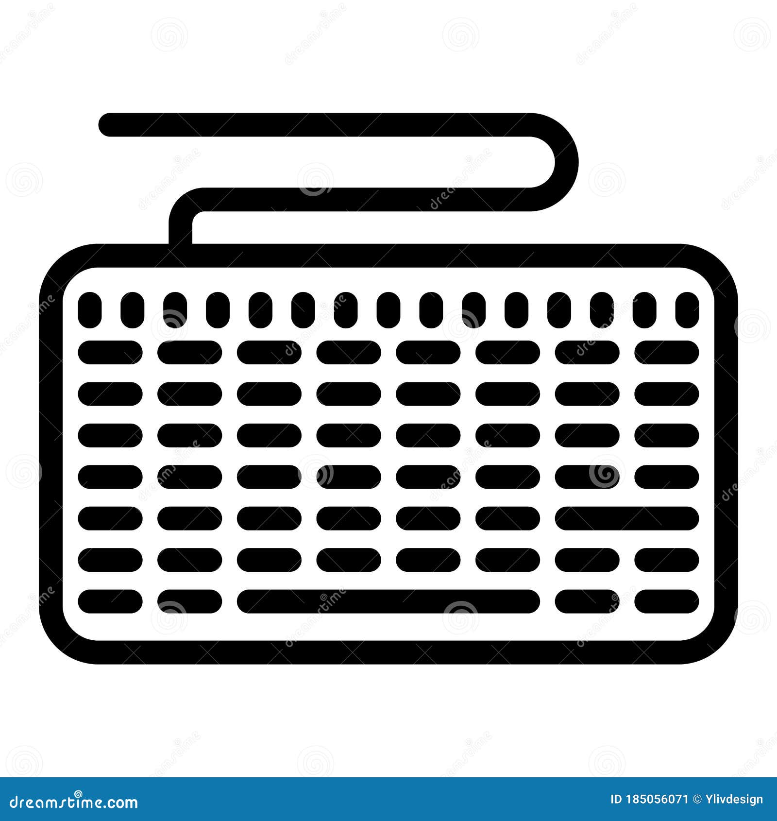 Elf Button F12 On A Keyboard Mascot Cartoon Vector | CartoonDealer.com ...