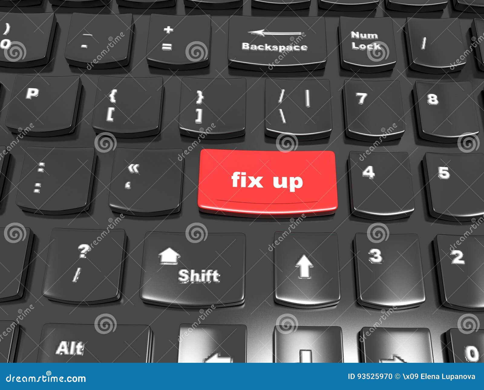 Button on the Keyboard - To Fix it, Fix Up - the Help Concept in ...
