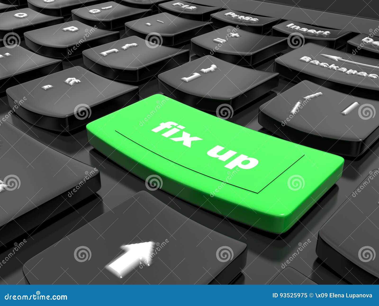Button on the Keyboard - To Fix it, Fix Up - the Help Concept in ...
