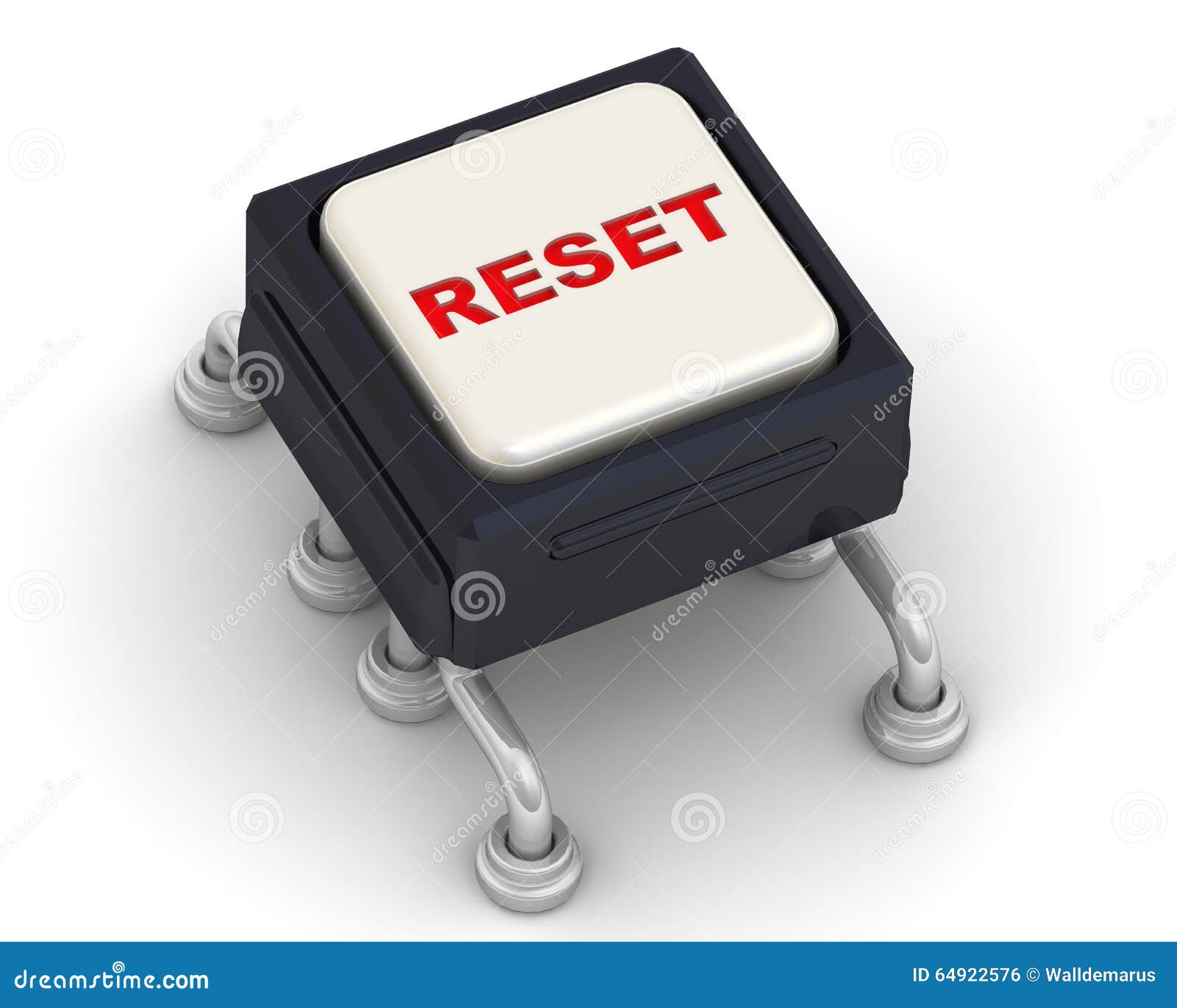 The button labeled RESET stock illustration. Illustration of contacts ...