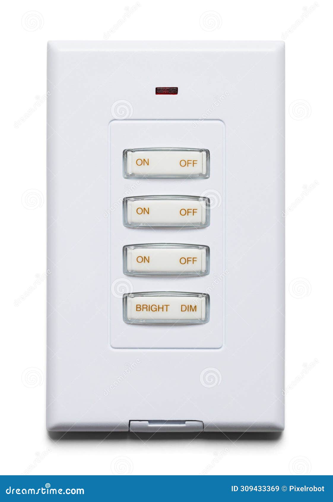 Button Light Switch stock image. Image of buttons, front - 309433369