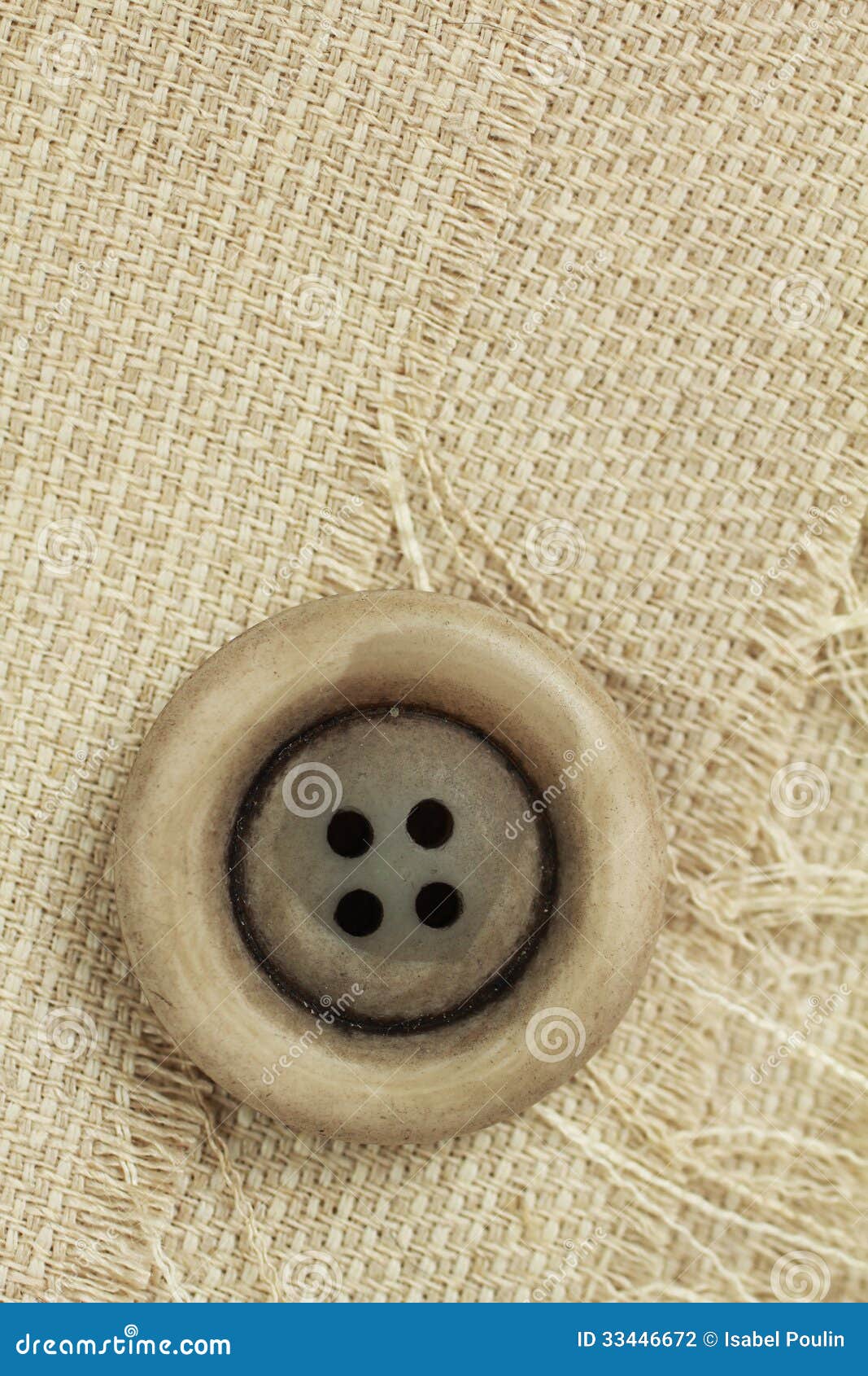 Button on material stock photo. Image of collection, tailor - 33446672