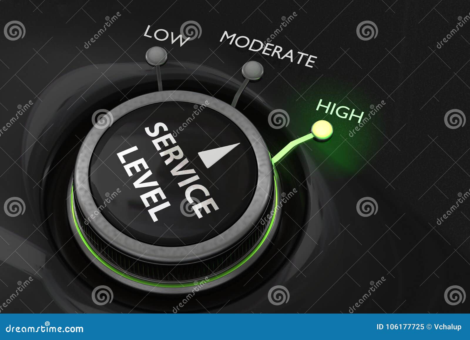 SLA, Service Level Agreement. Concept With Keywords, Letters And Icons ...