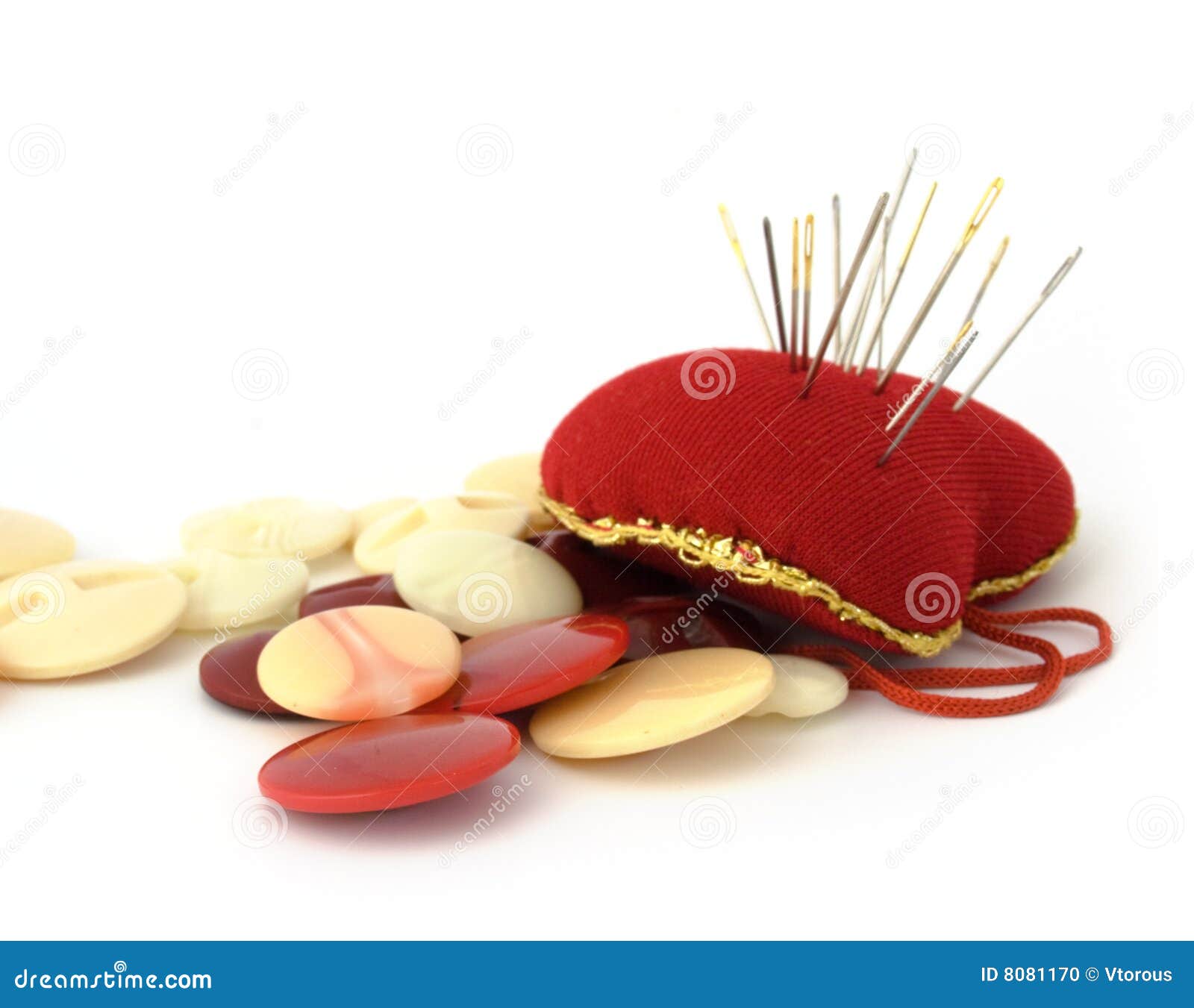 Button and needles stock photo. Image of patterns, fashion - 8081170