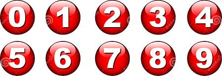 Button number icon stock vector. Illustration of board - 8324477