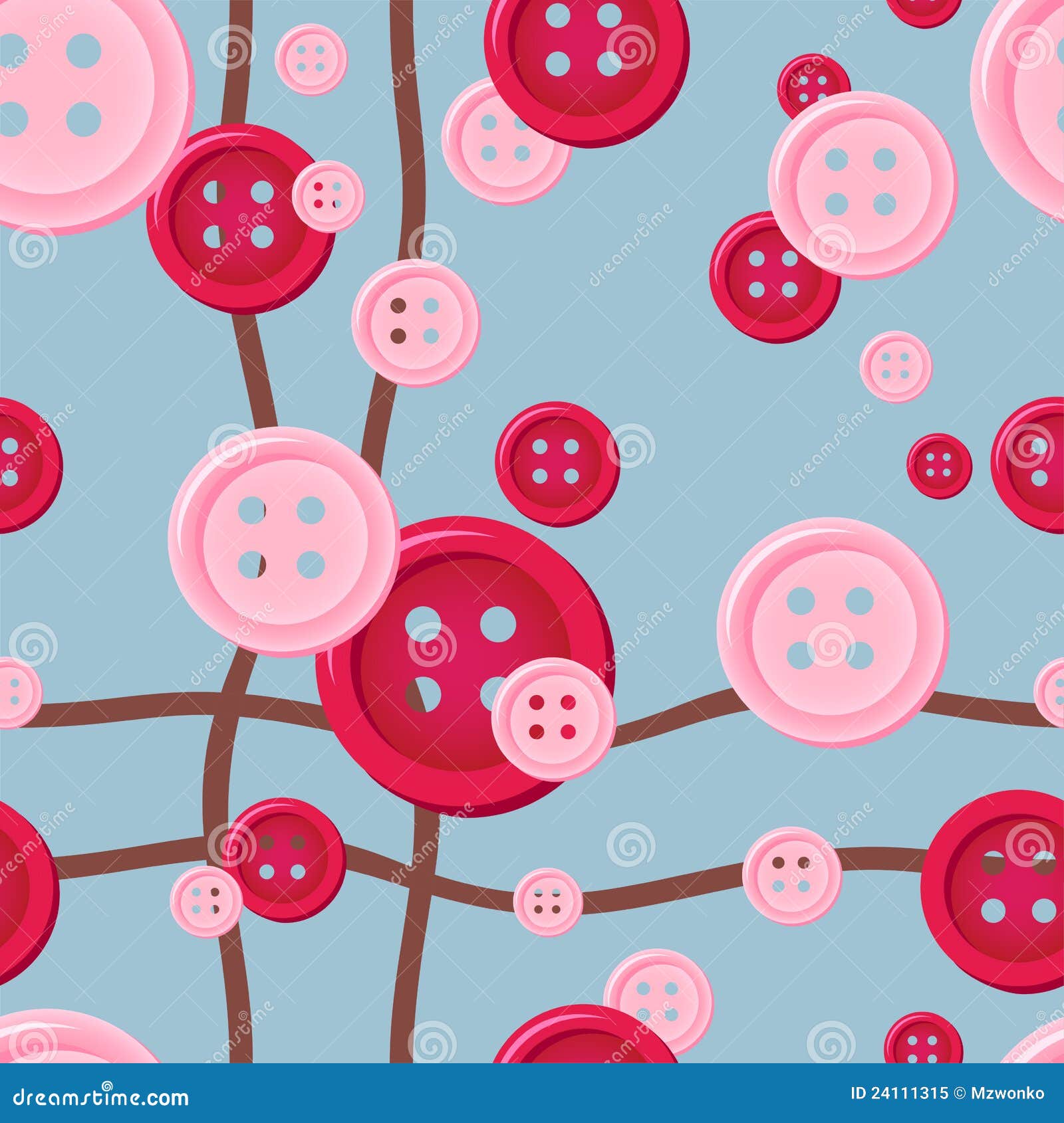 Button pattern stock vector. Illustration of craft, thread - 24111315