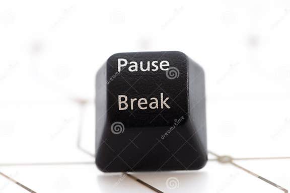 Button pause break stock photo. Image of button, background - 60070410