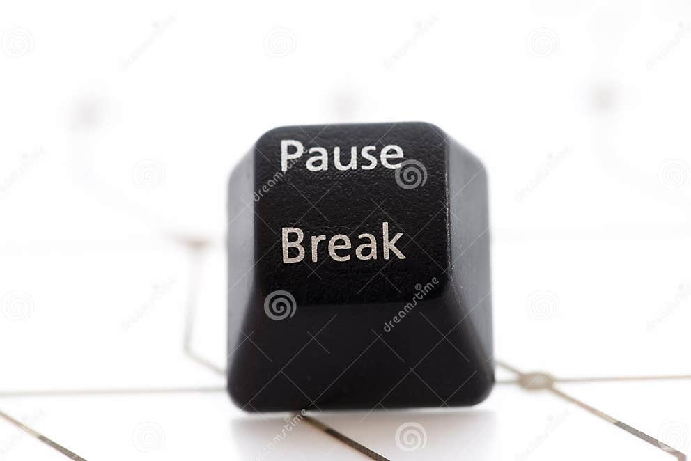 Button pause break stock photo. Image of button, background - 60070410