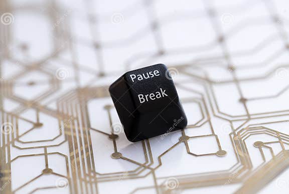Button pause break stock image. Image of icon, illustrative - 60070987