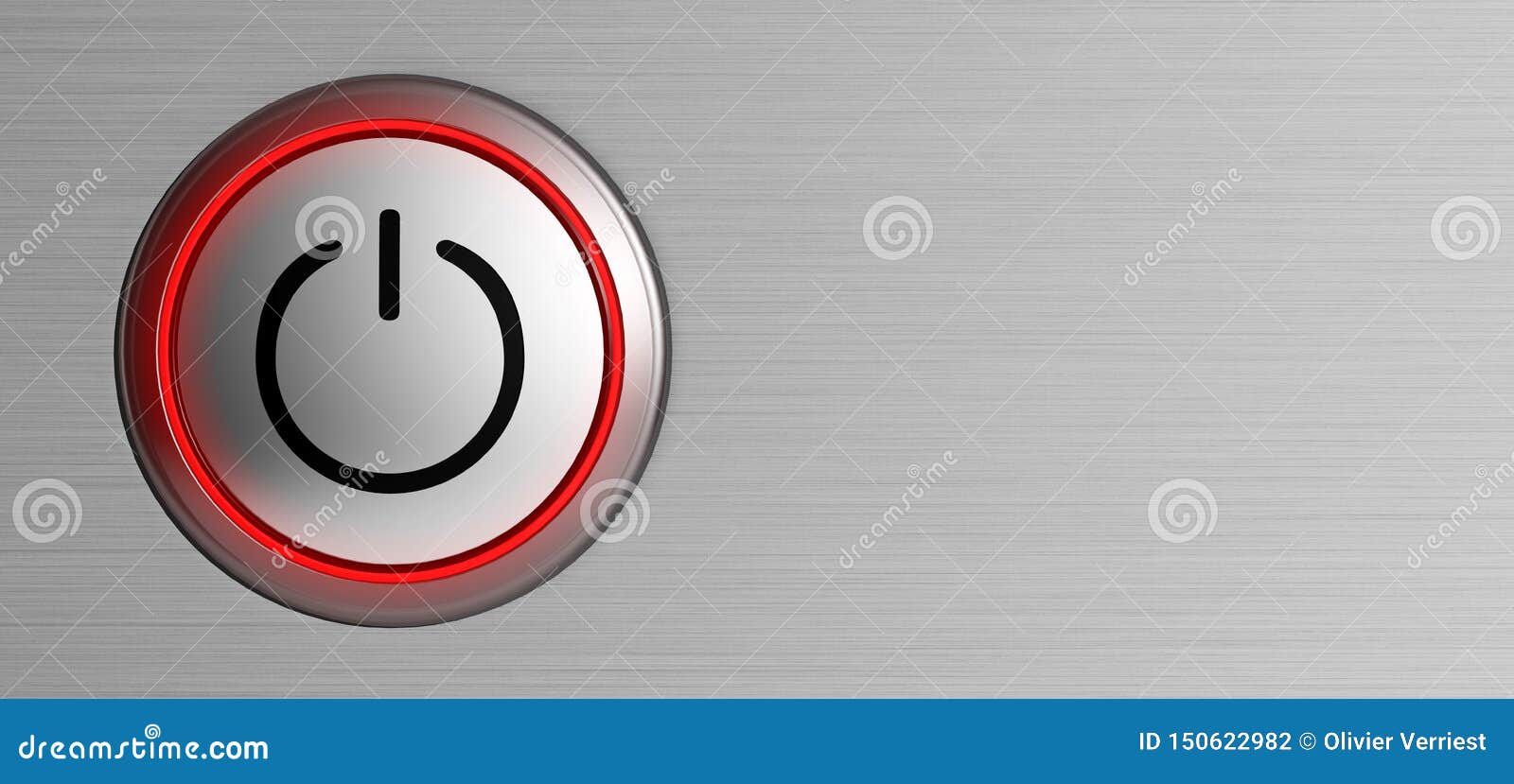 Button Power Start Symbol Technology Push Stock Illustration ...