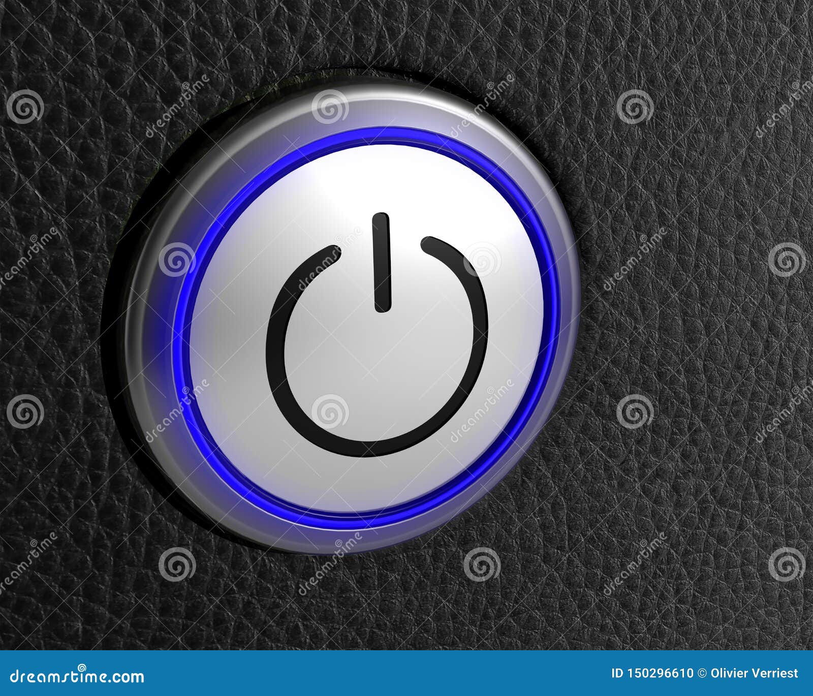 Button Power Start Symbol Technology Push Stock Illustration ...