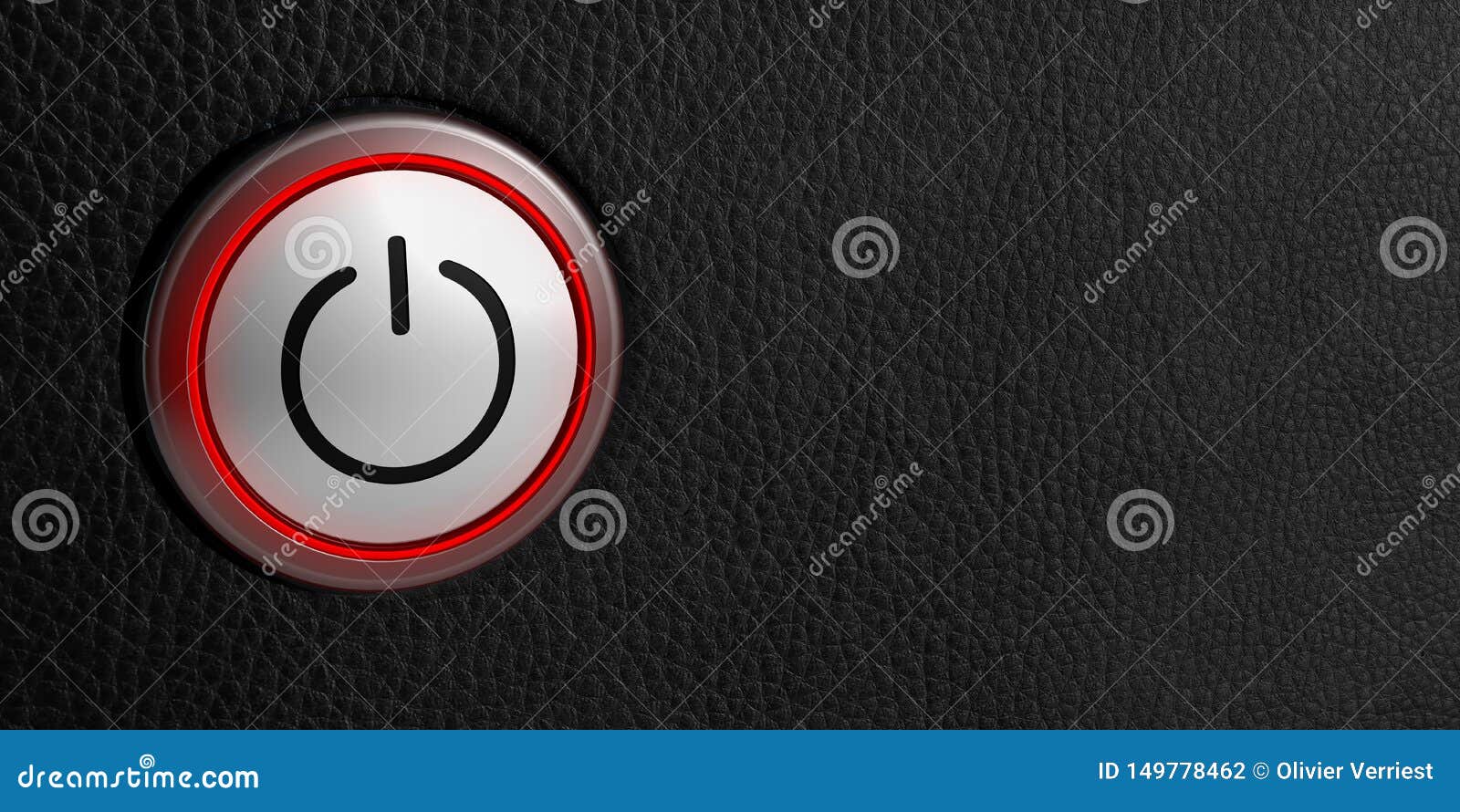 Button Power Start Symbol Technology Push Stock Illustration ...