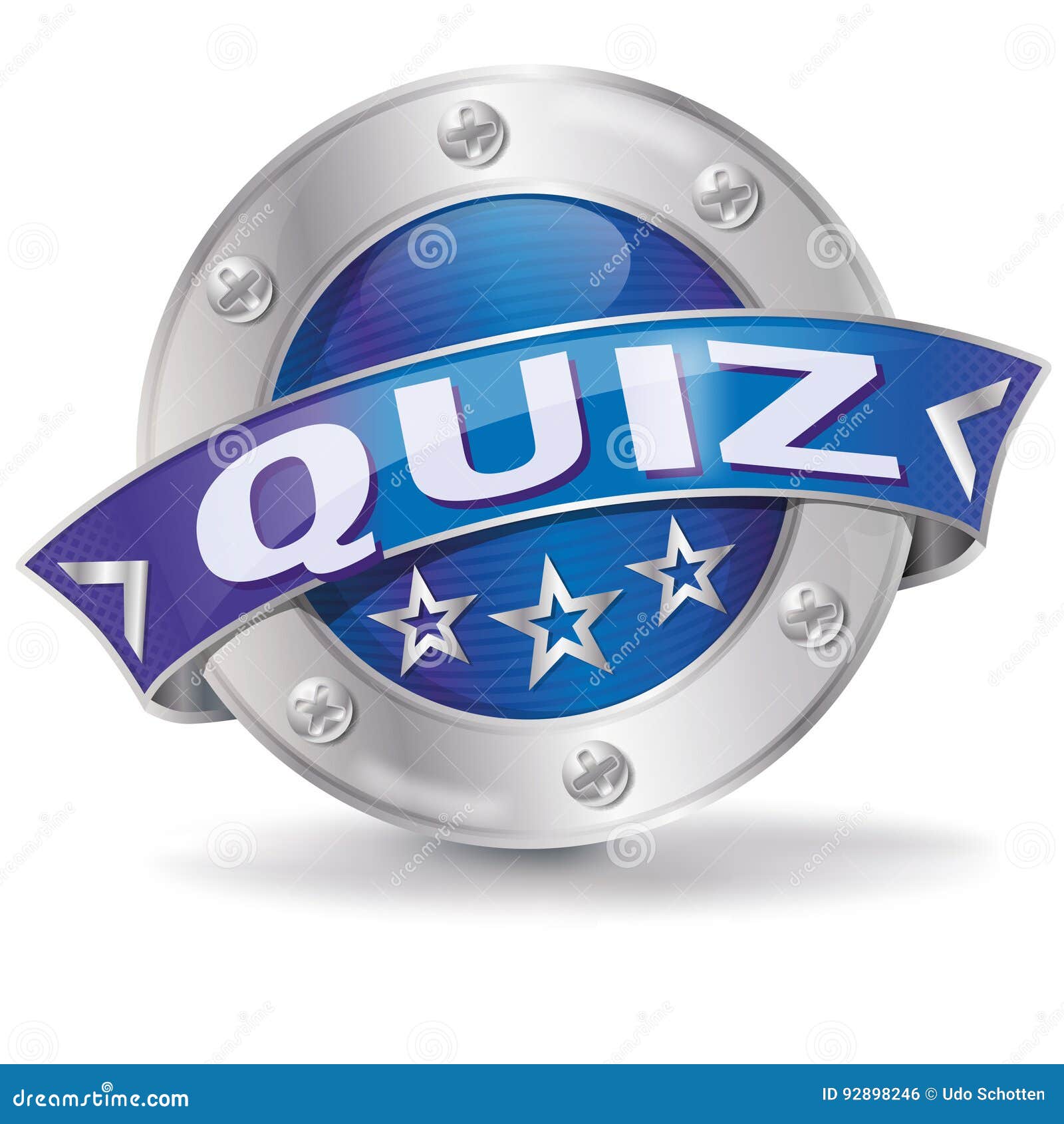 Button Quiz stock vector. Illustration of education, game - 92898246