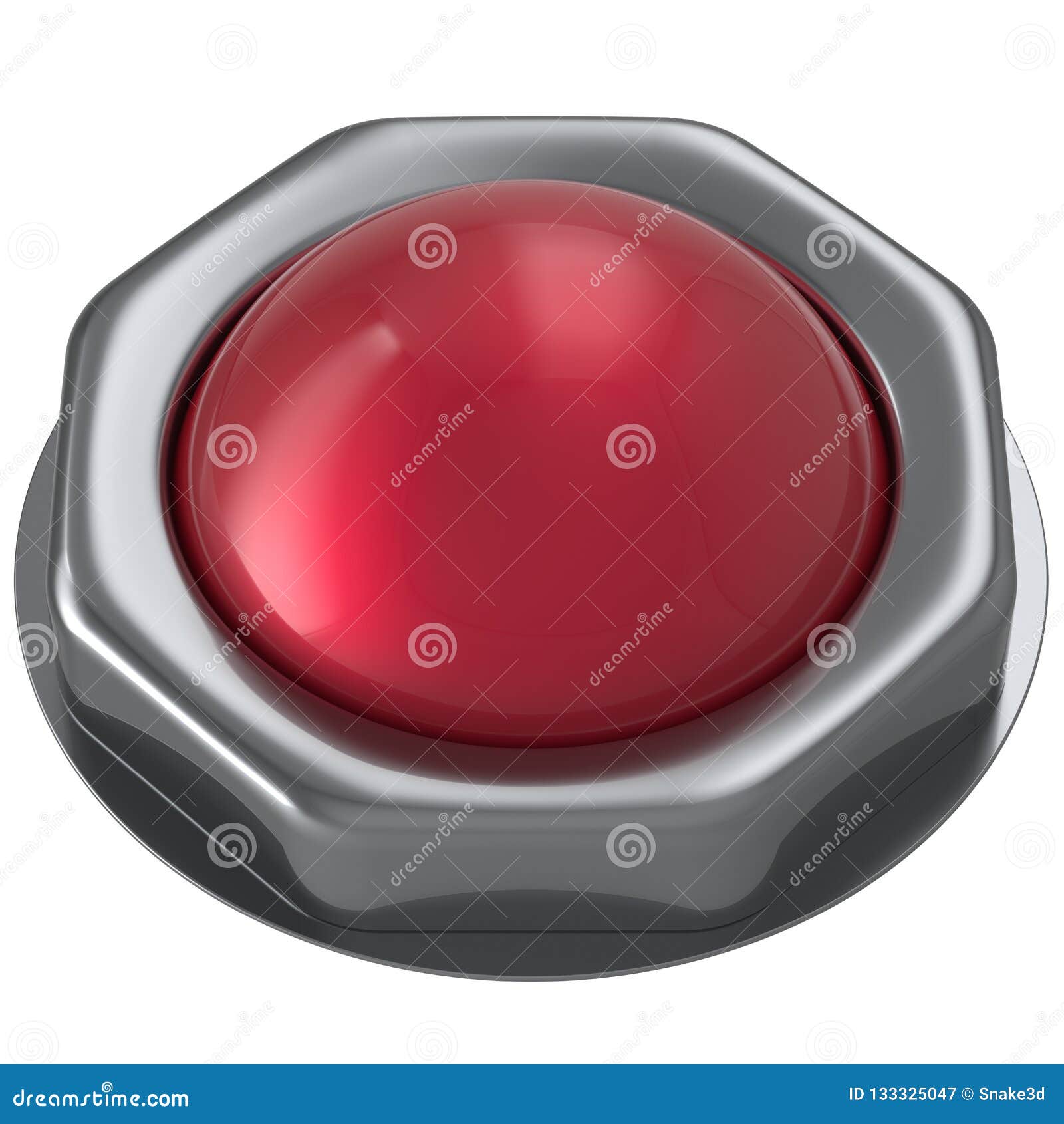 Button Red Start Turn Off on Action Push Down Activate Switch Stock ...